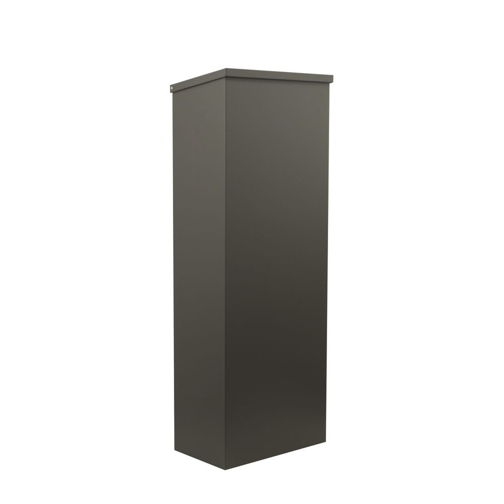 Allux 600 pakketbrievenbus met achteruitname antraciet kopen ...