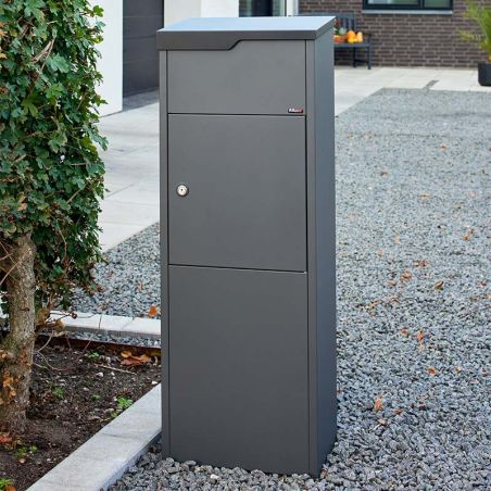 Pakketbrievenbus Allux 650 supreme antraciet/zwarte klep ...