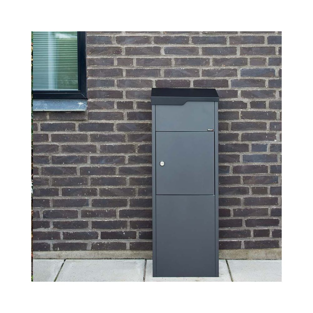 Pakketbrievenbus Allux 650 supreme antraciet/zwarte klep ...