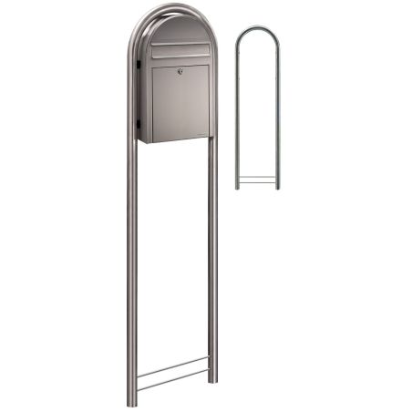 Brievenbus Bobi Classic S (slim) - RVS - Brievenbusdirect.nl