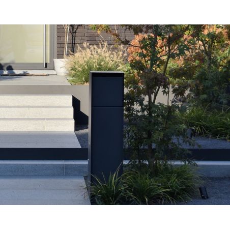 Geroba pakketbrievenbus Pakun - Zwart - Brievenbusdirect.nl