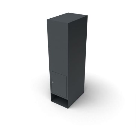 Geroba pakketbrievenbus Pakun - Zwartgrijs - Brievenbusdirect.nl