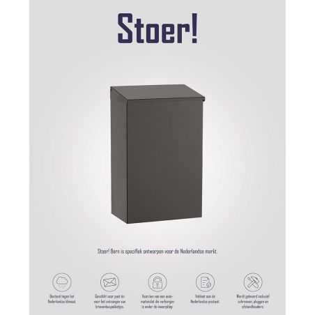 Brievenbus Stoer! Bern - groen - Brievenbusdirect.nl